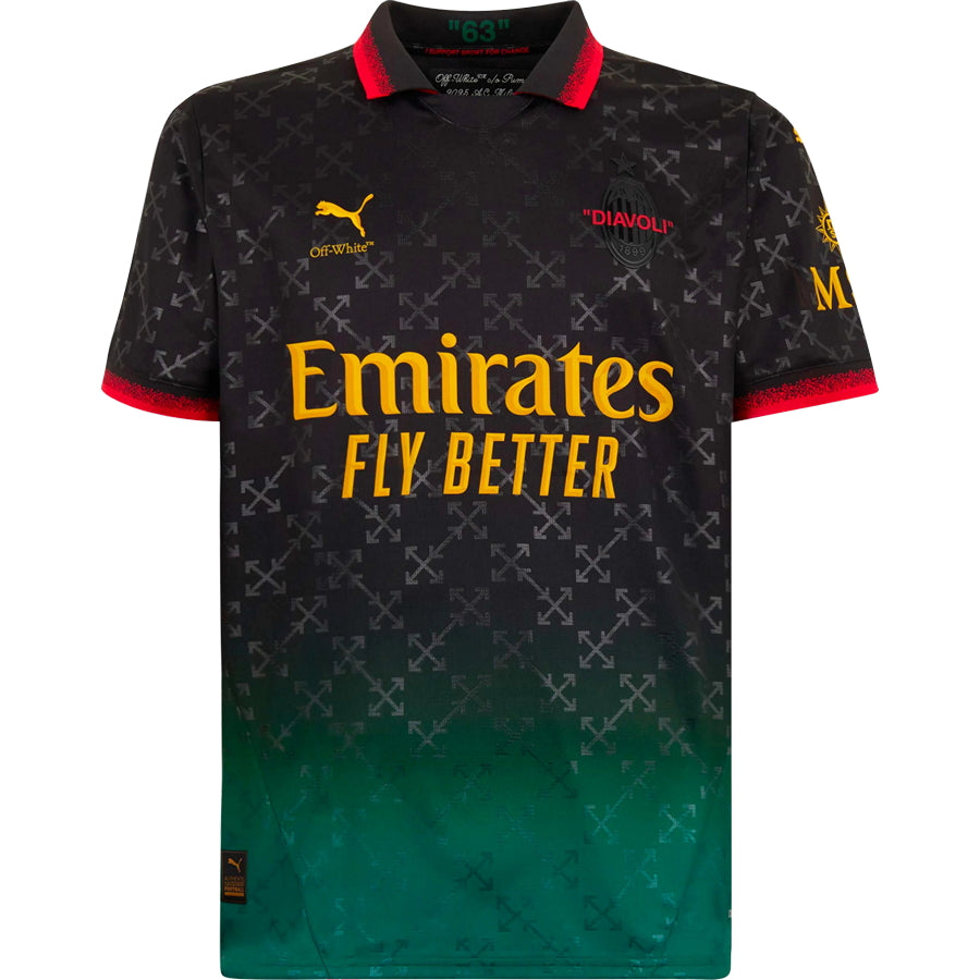 AC Milan x OFF-WHITE Jersey 2025 Adults | Footzilla
