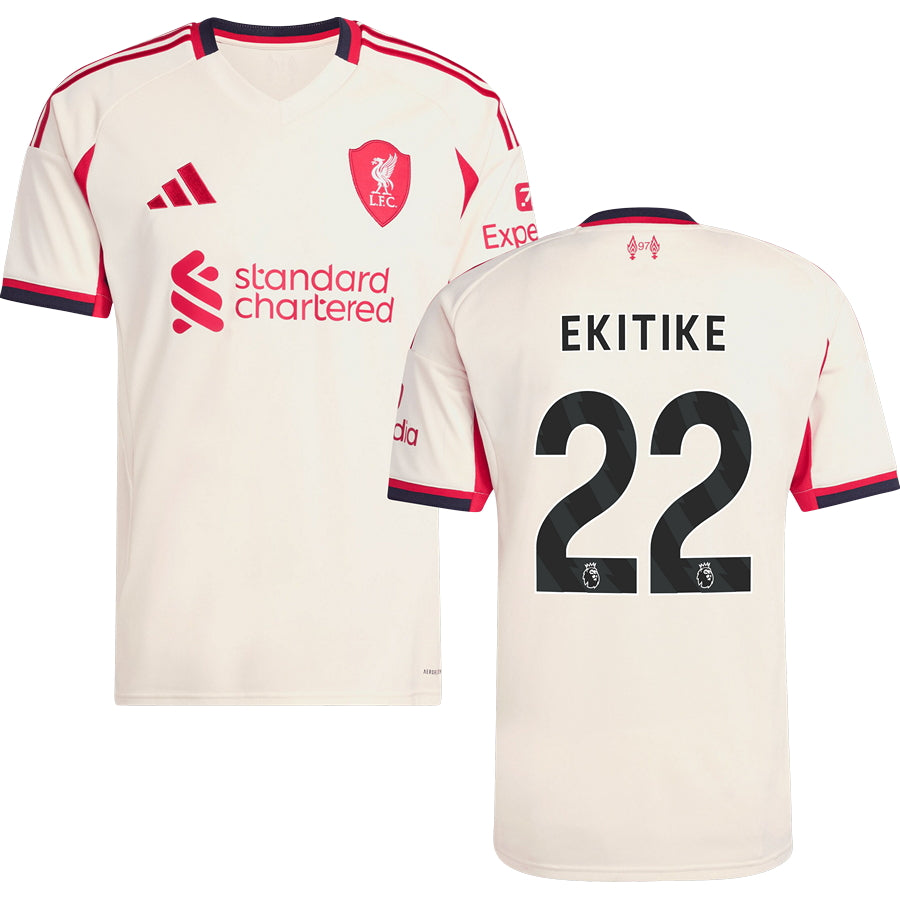 Liverpool Away #22 EKITIKE Jersey 2025-26 | Men's Stadium Edition ...